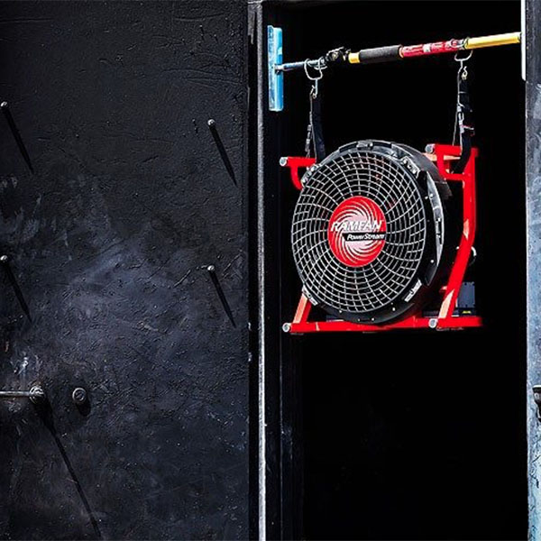 Ramfan 18" Battery Powered Fan With Two 40V Battery Packs | NAFECO